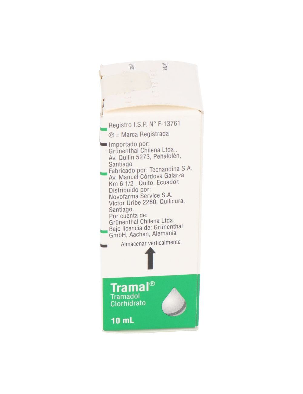 Precio Tramal Solución Oral Gotas 10 mL | Farmalisto CL