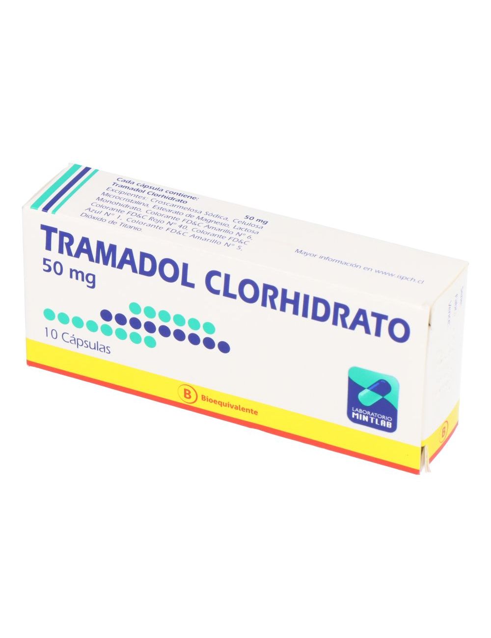 TRAMADOL BE.CAP.50MG.10 BIOEQUIVALENTE