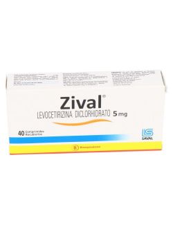 Precio Zival 5 mg 40 Comprimidos | Farmalisto CL