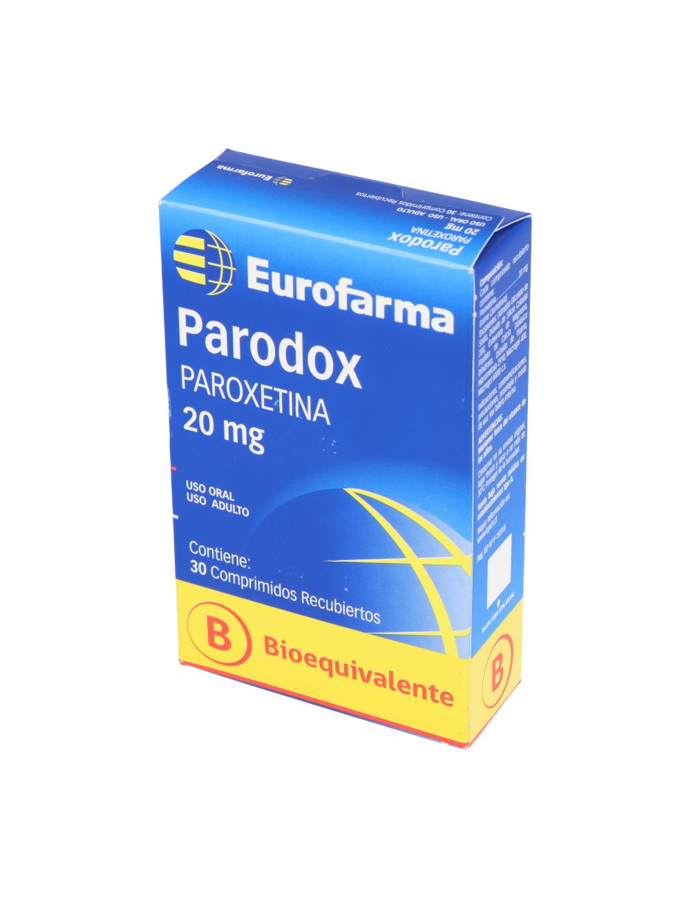 PAROXETINA POSIVYL 20 MG 30 COMPRIMIDOS RECUBIERTOS BIOEQUIVALENE ...