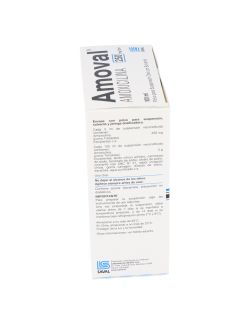AMOVAL AMOXILINA 250MG/5ML POLVO PARA SUSPENSION ORAL 100 ML LAB. SAVAL