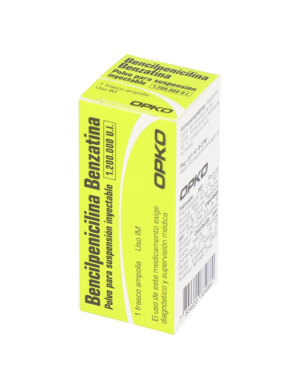BENZATINA BENCILPENICILINA 1.200.000 U.I. POLVO PARA SUSPENCION ...