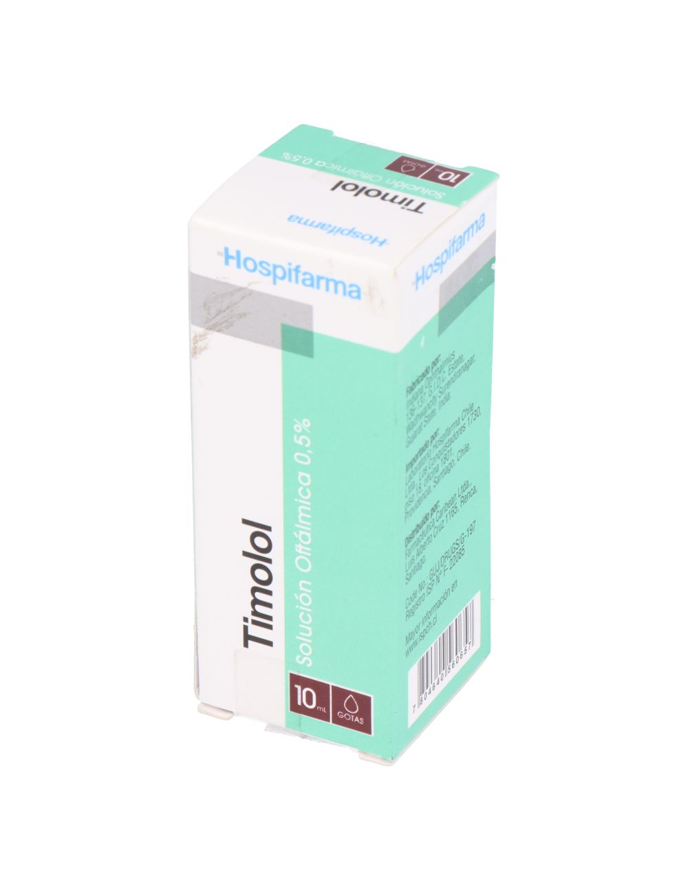 TIMOLOL SOLUCION OFTALMICA 0.5% 10 ML HOSPIFARMA