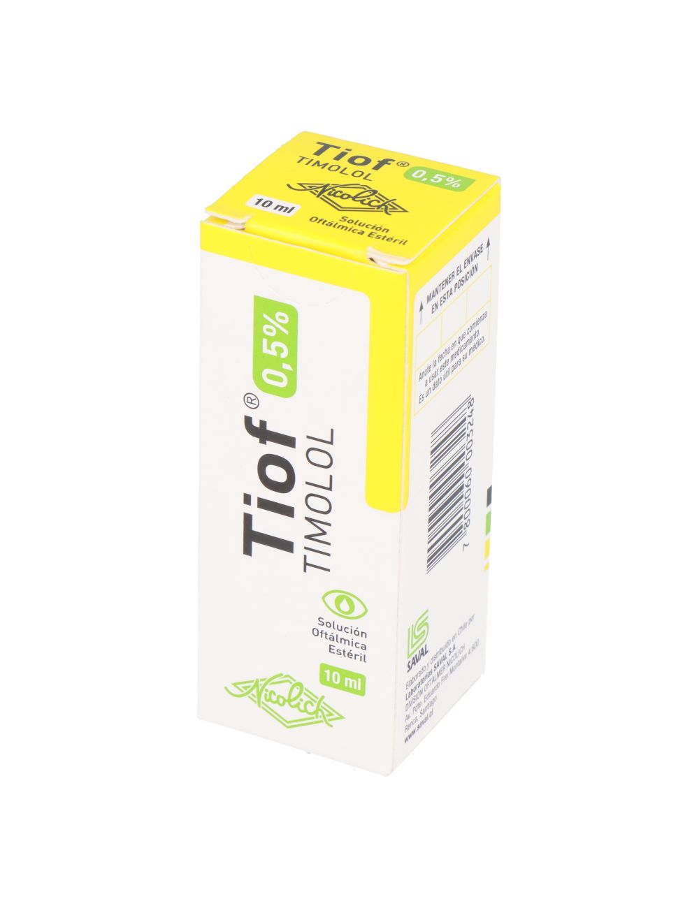 Precio Tiof 0.5% Solucion Oftalmica 10 mL | Farmalisto CL