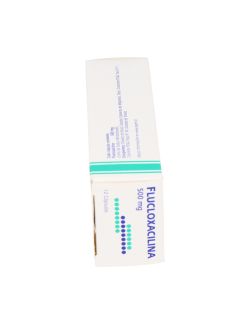 FLUCLOXACILINA 500 MG 12 CAPSULAS LAB.MINTLAB