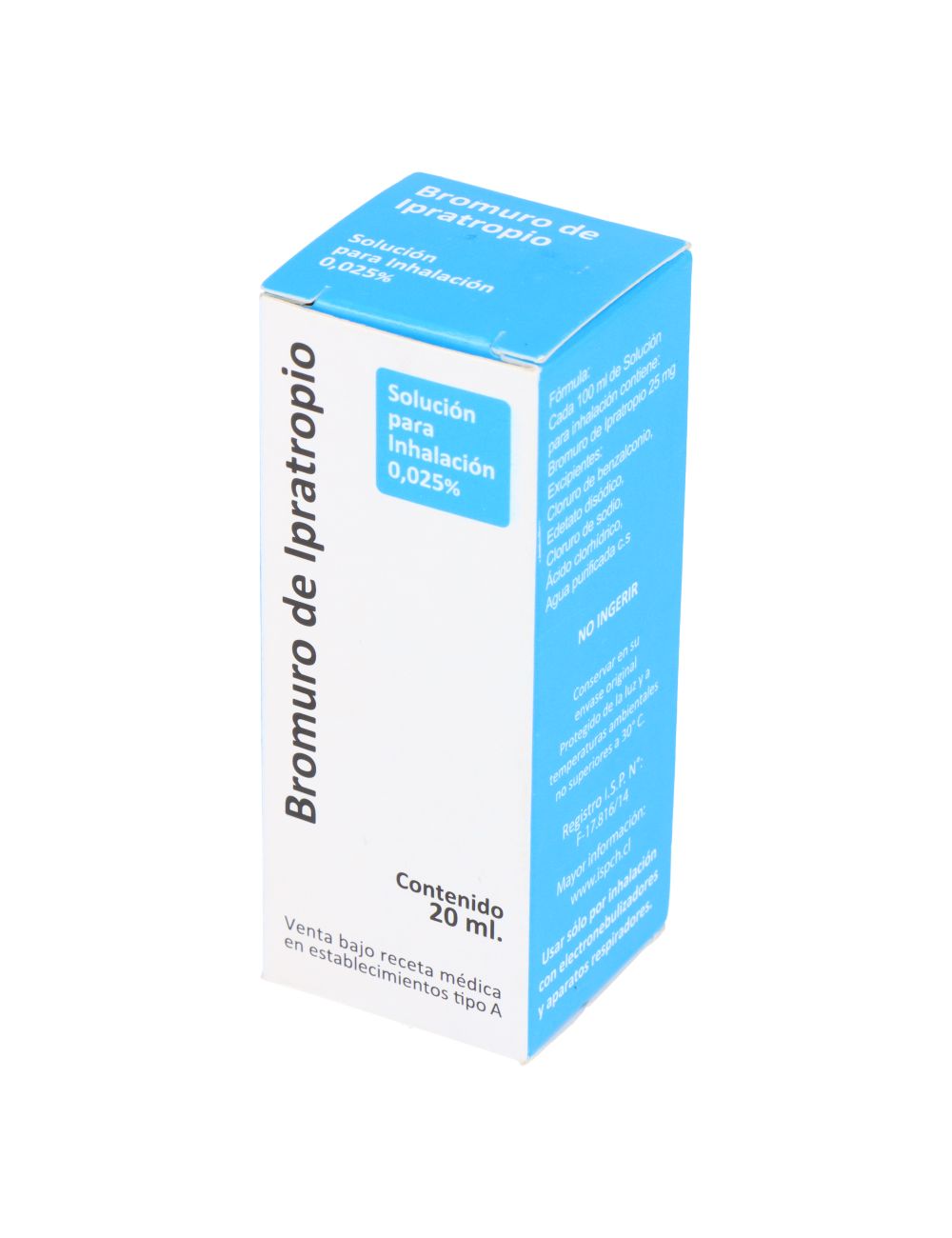 Precio Bromuro Ipratropio 0.025% Inhalacion 20 mL | Farmalisto CL