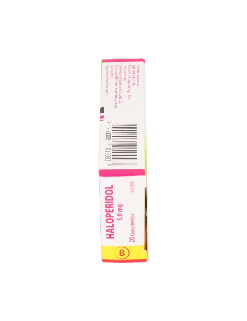 HALOPERIDOL 5 MG 20 COMPRIMIDOS BIOEQUIVALENTE SYNTHON CENABAST