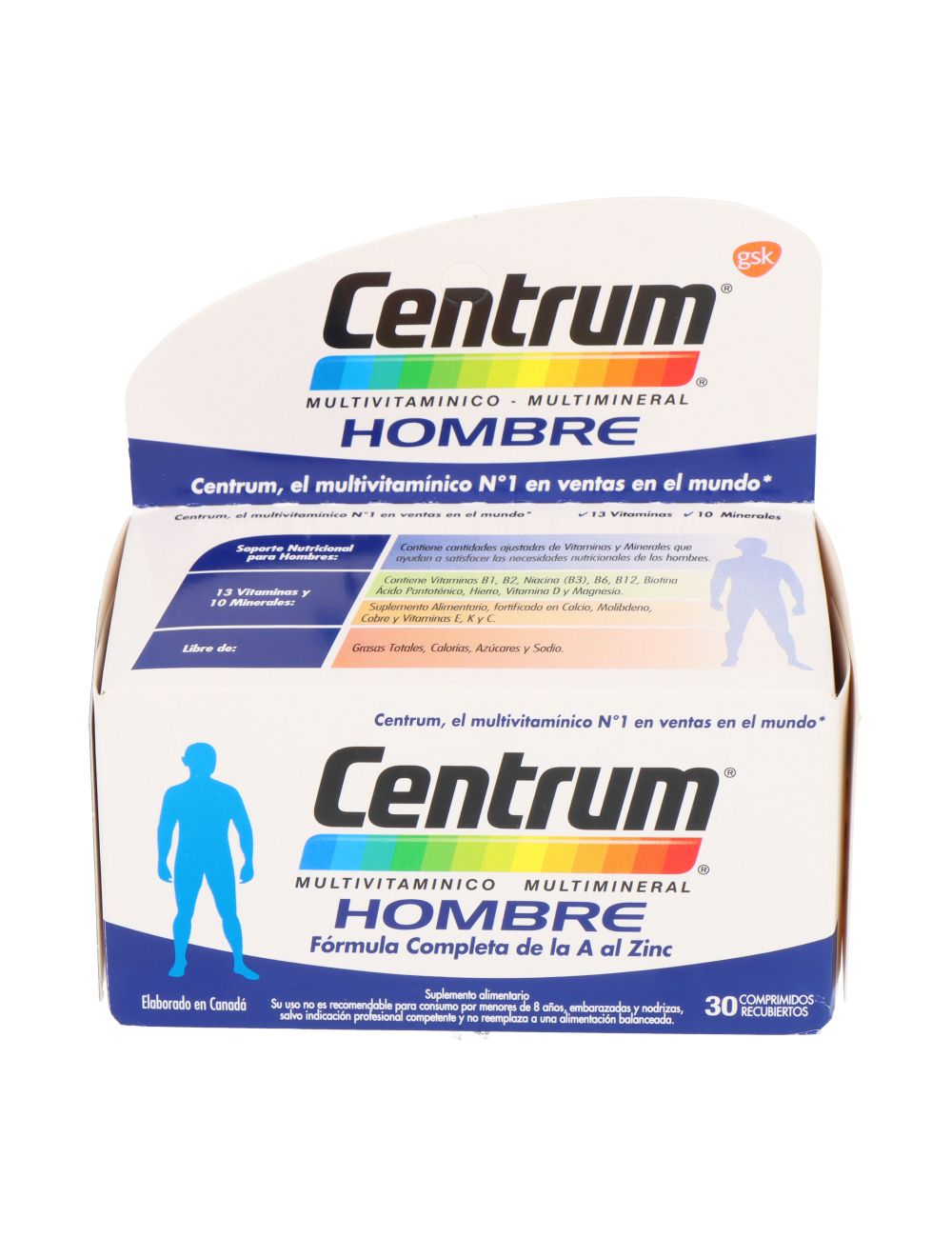 Precio Centrum Vitaminas Hombre 30 Comprimidos | Farmalisto CL