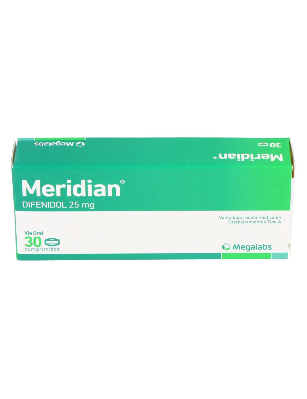 DIFENIDOL MERIDIAN 25 MG 30 COMPRIMIDOS MEGALABS