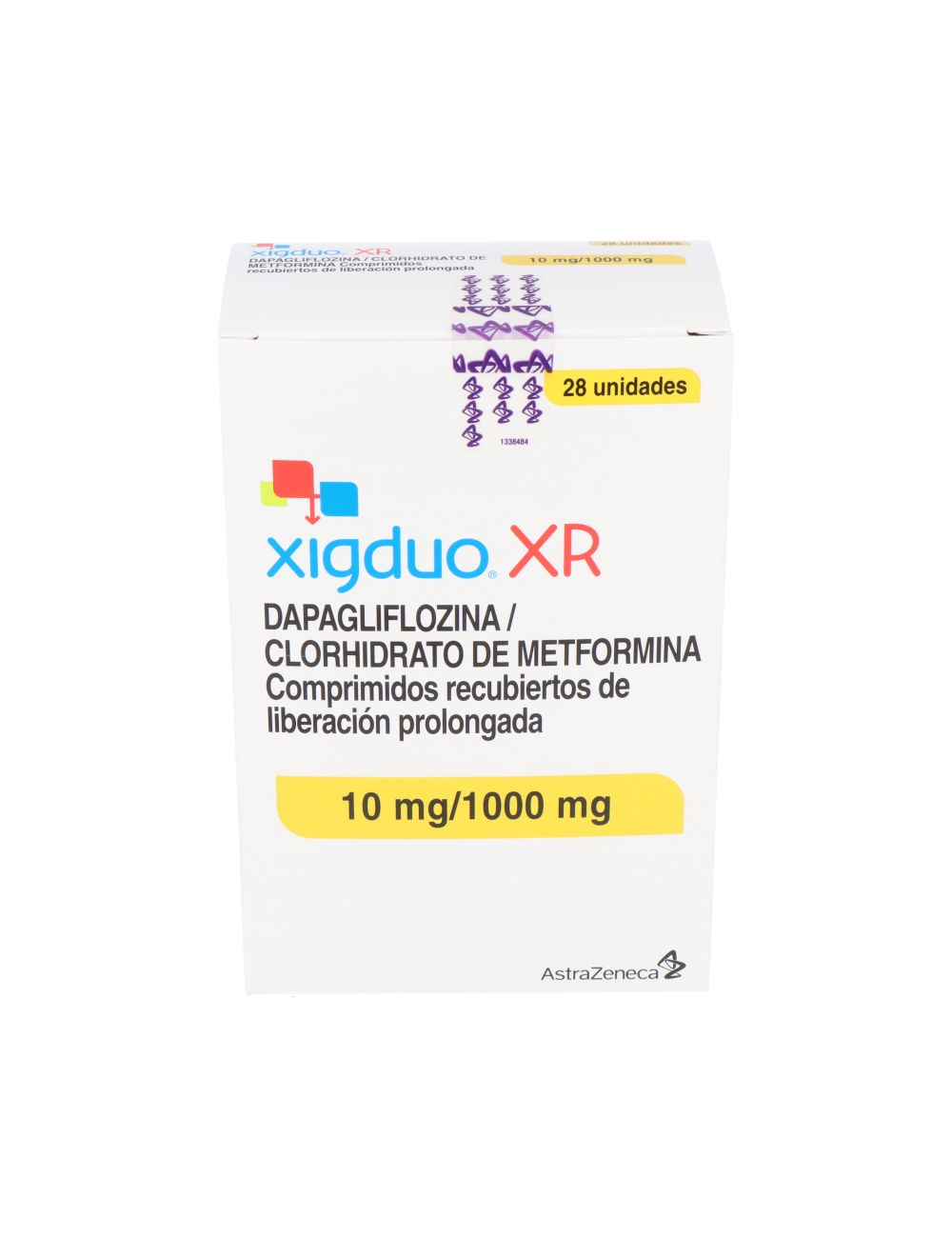 DAPAGLIFLOZINA METFORMINA XIGDUO XR 10 / 1000 MG 28 COMPRIMIDOS ...