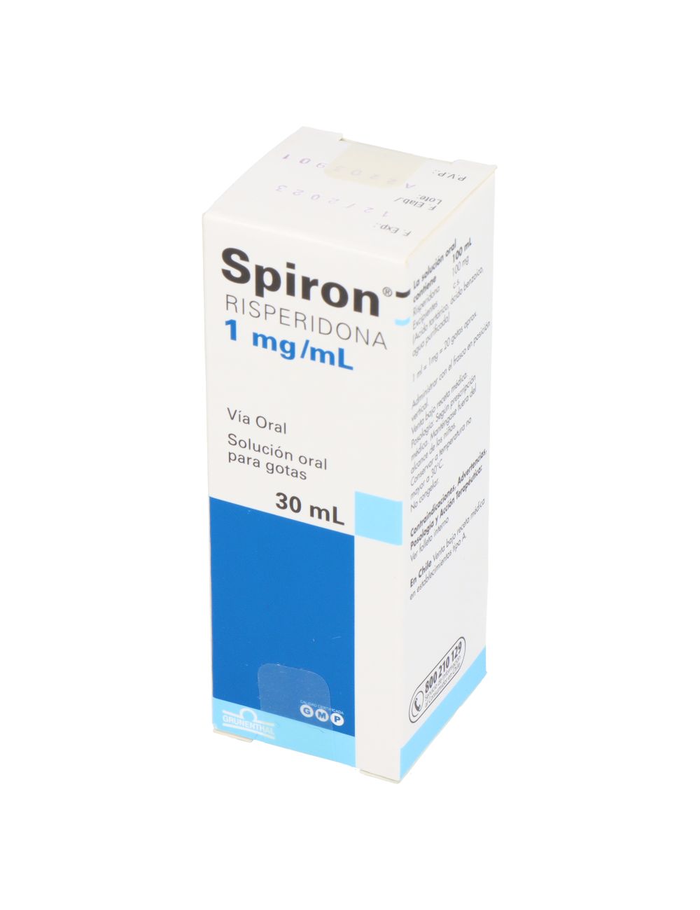 Precio Spiron 1 mg/mL 30 mL Solucion Oral Gotas | Farmalisto CL