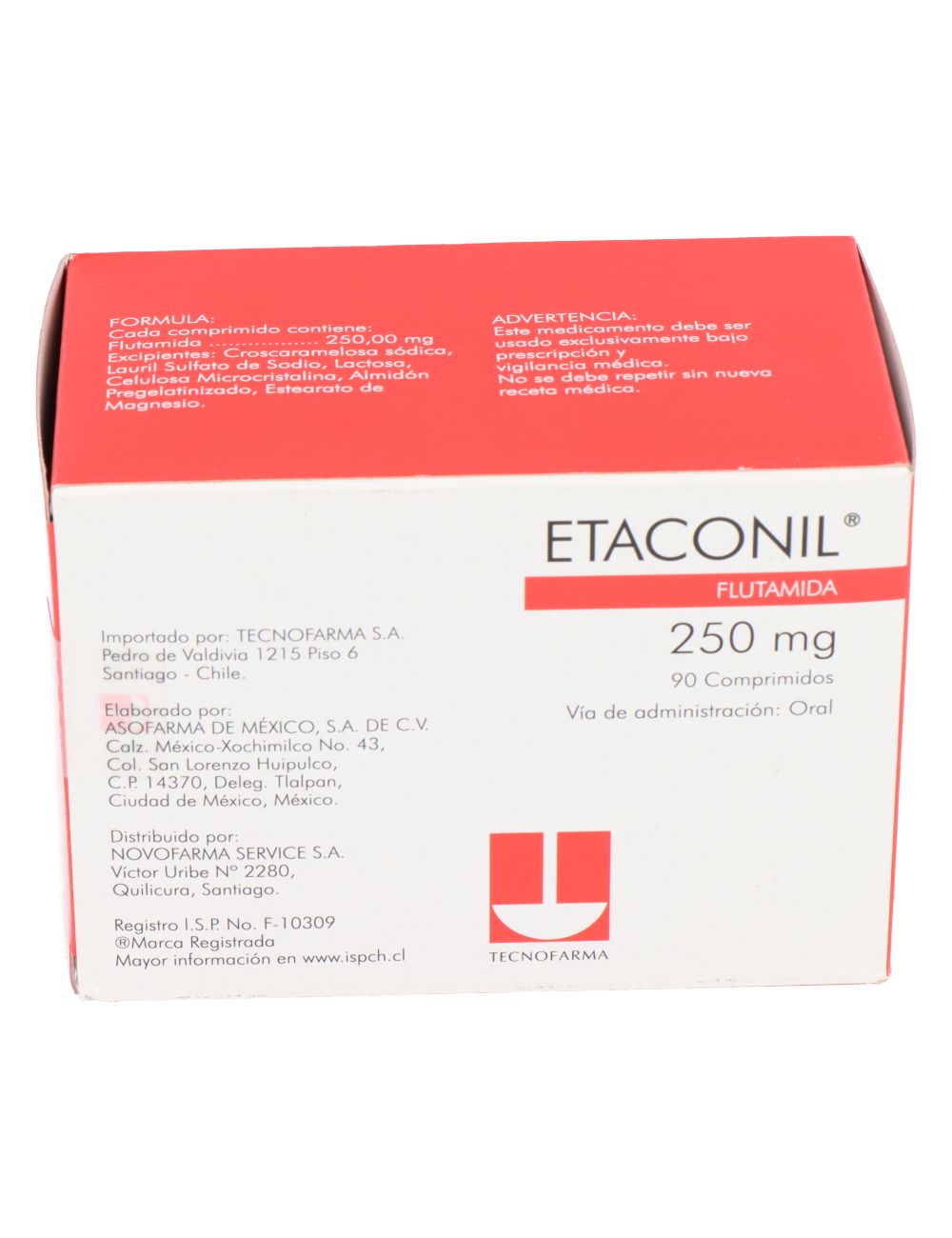 Precio Flutamida Etaconil 250 mg 90 Comprimidos | Farmalisto CL