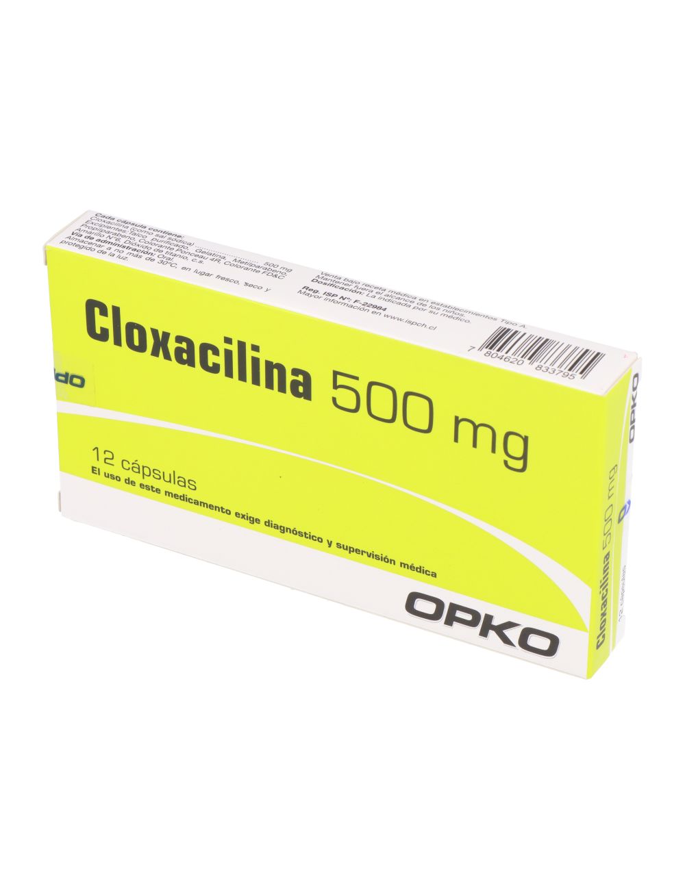 Precio Cloxacilina 500 mg 12 Capsulas | Farmalisto CL