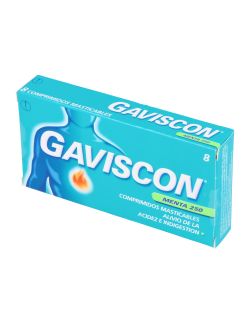 GAVISCON MENTA 8COMPRIMIDOS MASTICABLES LAB. RECKITT