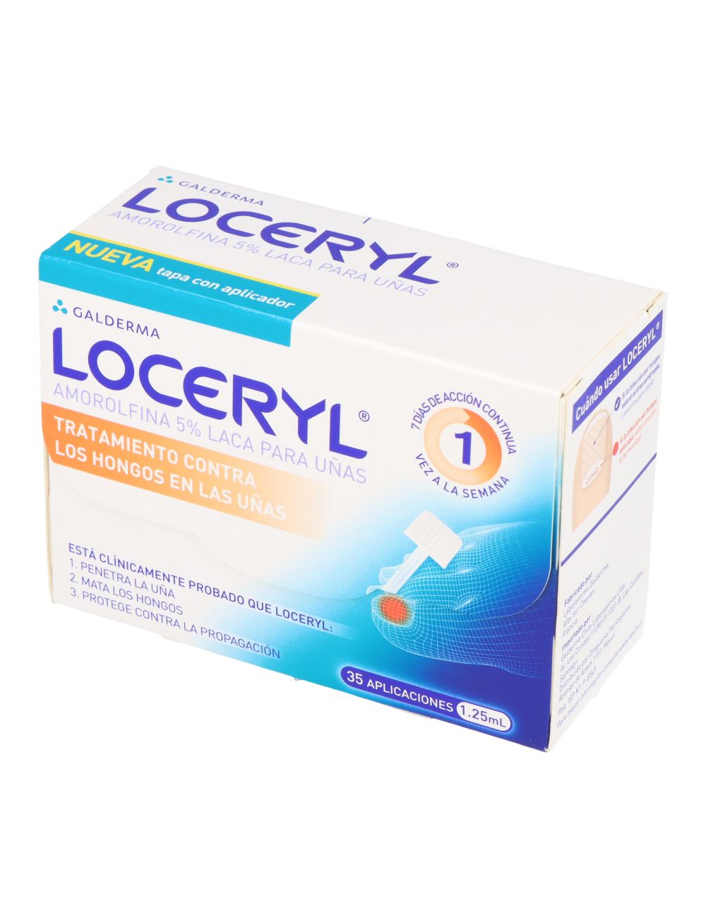 LOCERYL 5% AMOROLFINA LACA PARA UÑAS 1.25ML LAB. GALDERMA