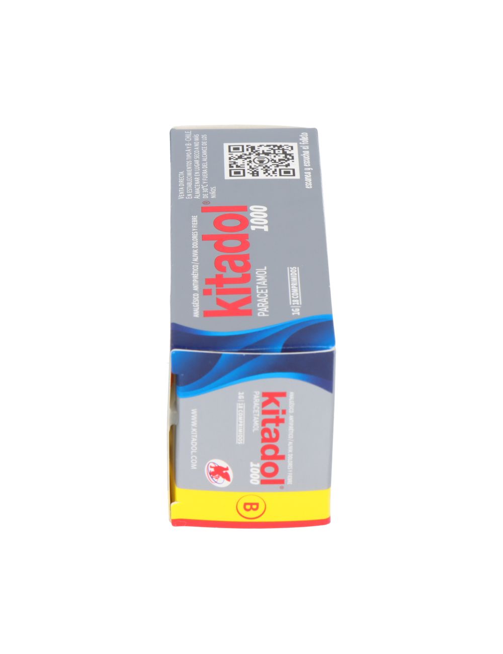 KITADOL PARACETAMOL 1000MG CAJA 18 COMPRIMIDOS LAB. CHILE