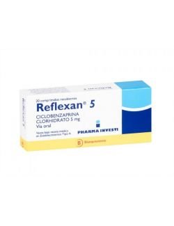 REFLEXAN 5MG CICLOBENZAPRINA 20 COMPRIMIDOS RECUBIERTOS BIOEQUIVALENTE ...