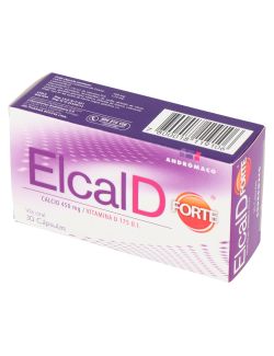 ELCAL D FORTE CALCIO 450MG/VITAMINA D 175 UI 30 CAPSULAS LAB.ANDROMACO