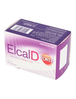 ELCAL D FORTE CALCIO 450MG / VITAMINA D 175U.I. 60 CAPSULAS LAB. ANDROMACO