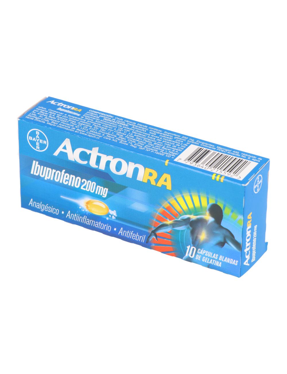 ACTRON 200MG.10CAP.BL.