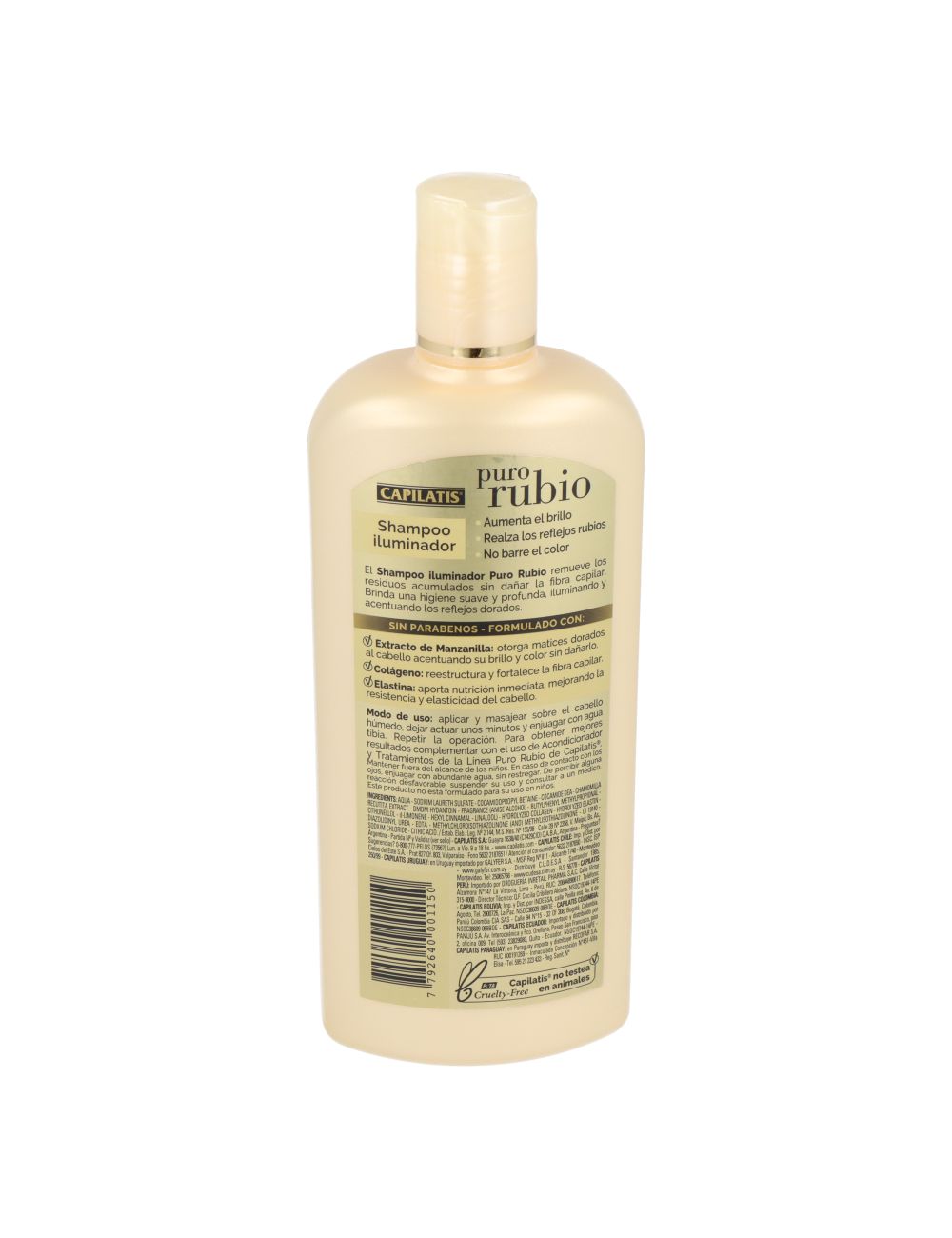 CAPILATIS SHAMPOO PURO RUBIO 420ML.