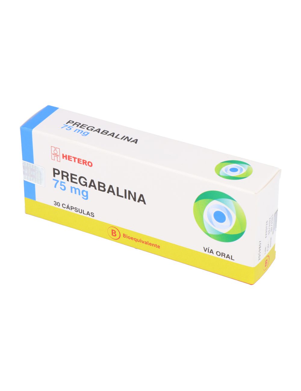 PREGABALINA 75 MG 30 CAPSULAS BIOEQUIVALENTE LABORATORIO SEVEN PHARMA