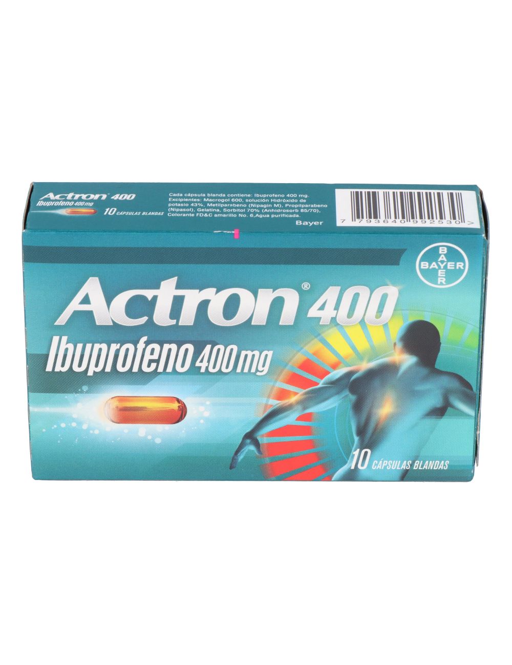 ACTRON 400MG (IBUPROFENO 400MG) BAYER