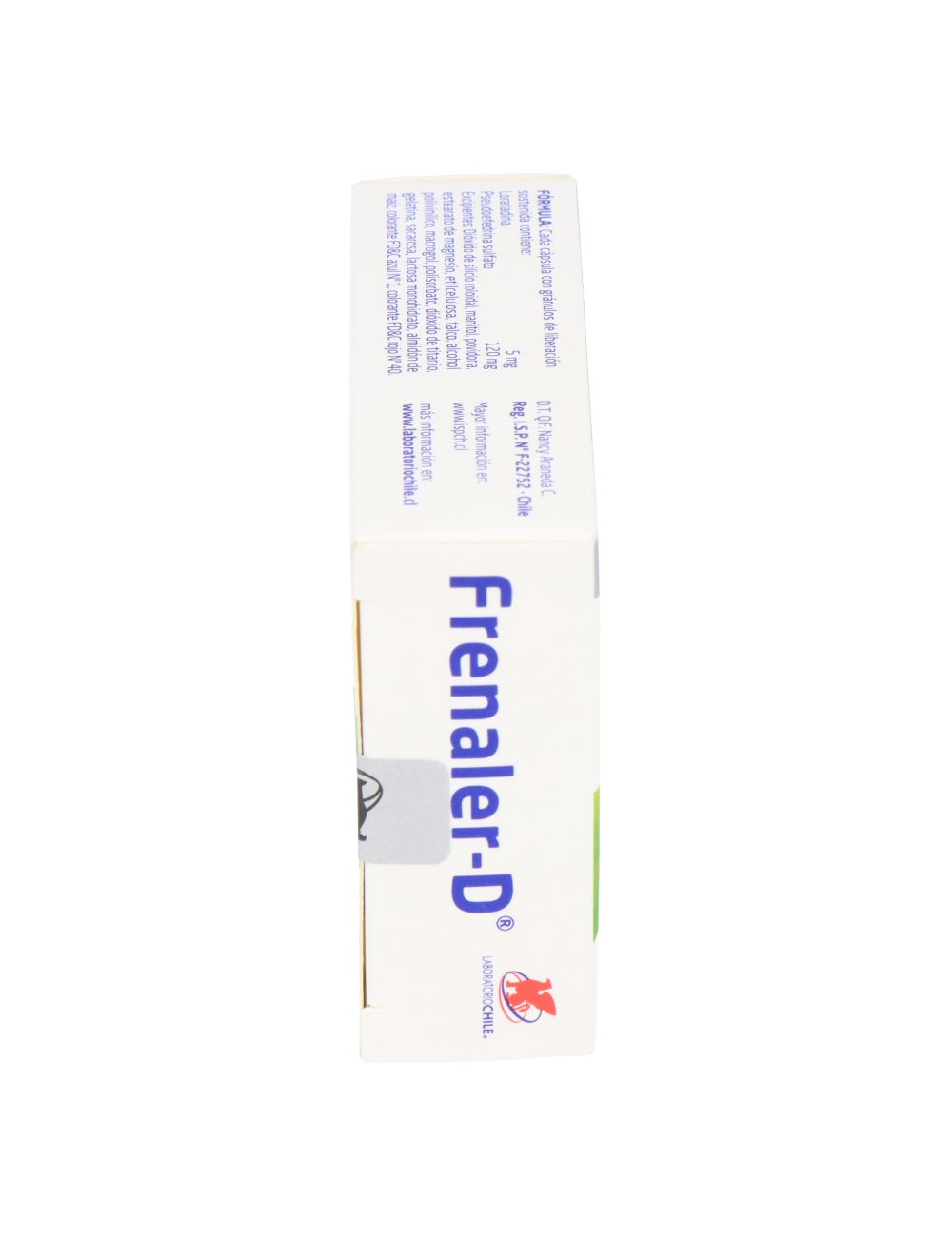 FRENALER-D LORATADINA 5MG PSEUDOEFEDRINA 120MG 20CAPSULA CON GRANULOS DE LIBERACION SOSTENIDA ...