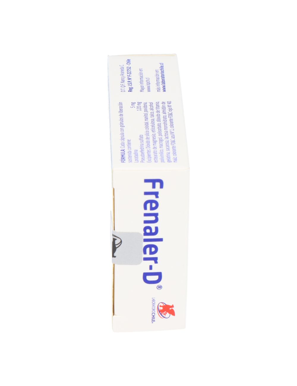 FRENALER-D LORATADINA 5MG PSEUDOEFEDRINA 120MG 20CAPSULA CON GRANULOS DE LIBERACION SOSTENIDA ...