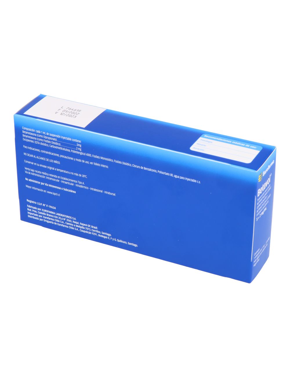 BETAVOL BETAMETASONA DIPROPIONATO 5 MG - FOSFATO 2 MG 1 ML CON AMPOLLA ...