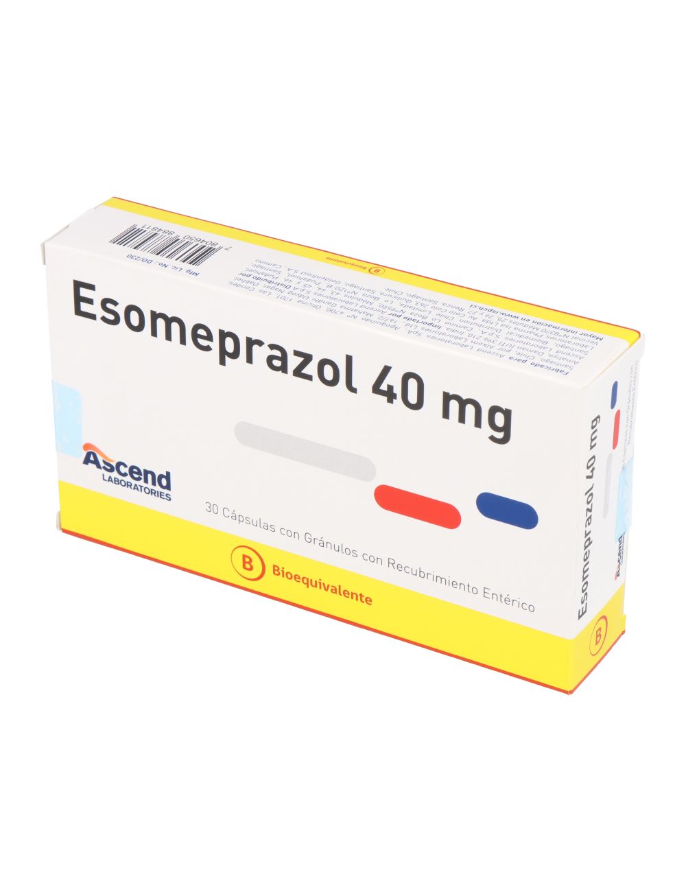 Precio Esomeprazol 40 mg 30 Cápsulas | Farmalisto CL