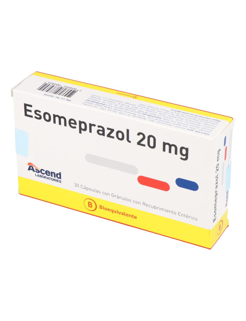 ESOMEPRAZOL 20MG 30 CAPSULAS CON GRANULOS CON RECUBRIMIENTO ENTERICO ...