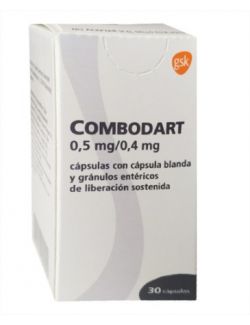 COMBODART 0.5 MG/ 0.4MG. 30CAPSULAS