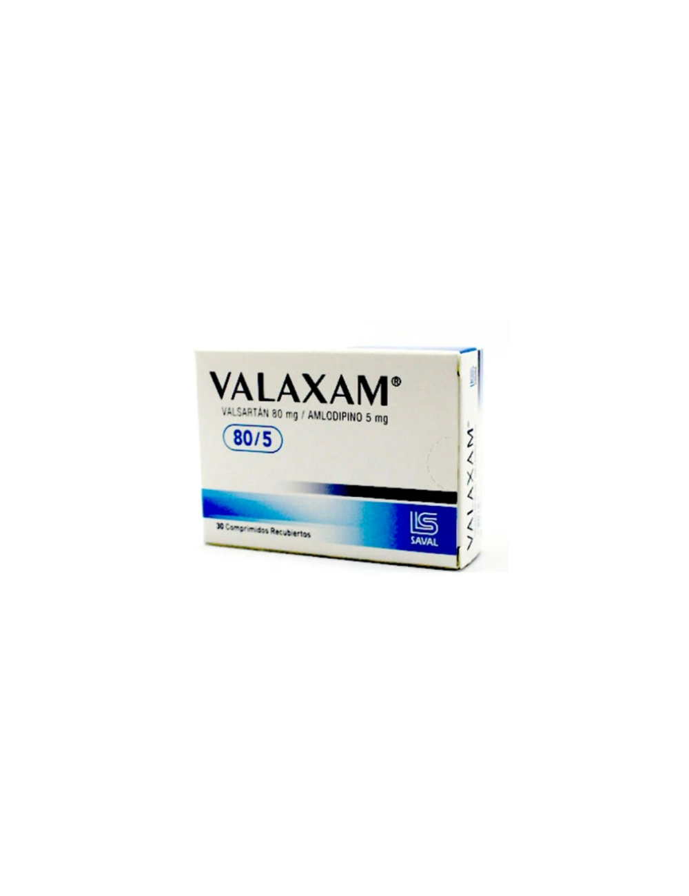 VALAXAM VALSARTAN AMLODIPINO 80/5 MG 30 COMPRIMIDOS RECUBIERTOS SAVAL ...