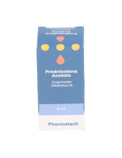 PREDNISOLONA ACETATO SUSPENSION OFTALMICA 1% 5ML PHARMATECH