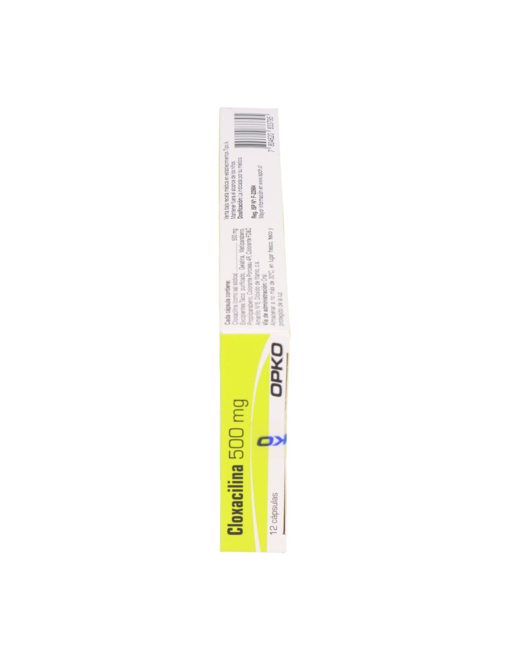 Precio Cloxacilina 500 mg 12 Comprimidos | Farmalisto CL