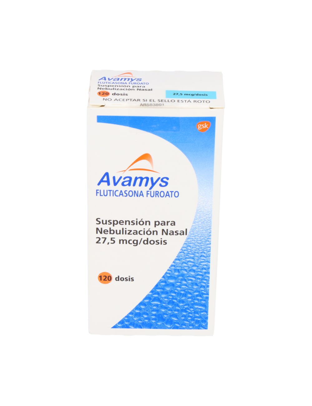 AVAMYS FLUTICASONA FUROATO SUSPENSIÓN PARA NEBULIZACION NASAL 27.5 MCG ...