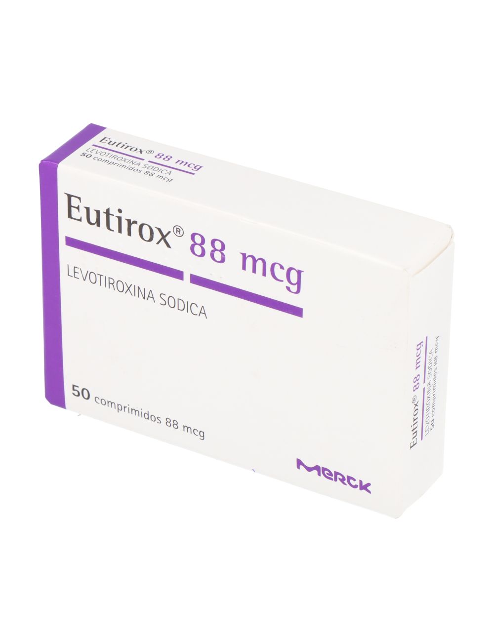 Eutirox 88 Mcg Levotiroxina Sodica 50 Comprimidos Lab Merck