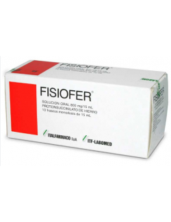 FISIOFER PROTEINSUCCINILATO DE HIERRO 300MG/15ML 10 FRASCOS ITF LABOMED