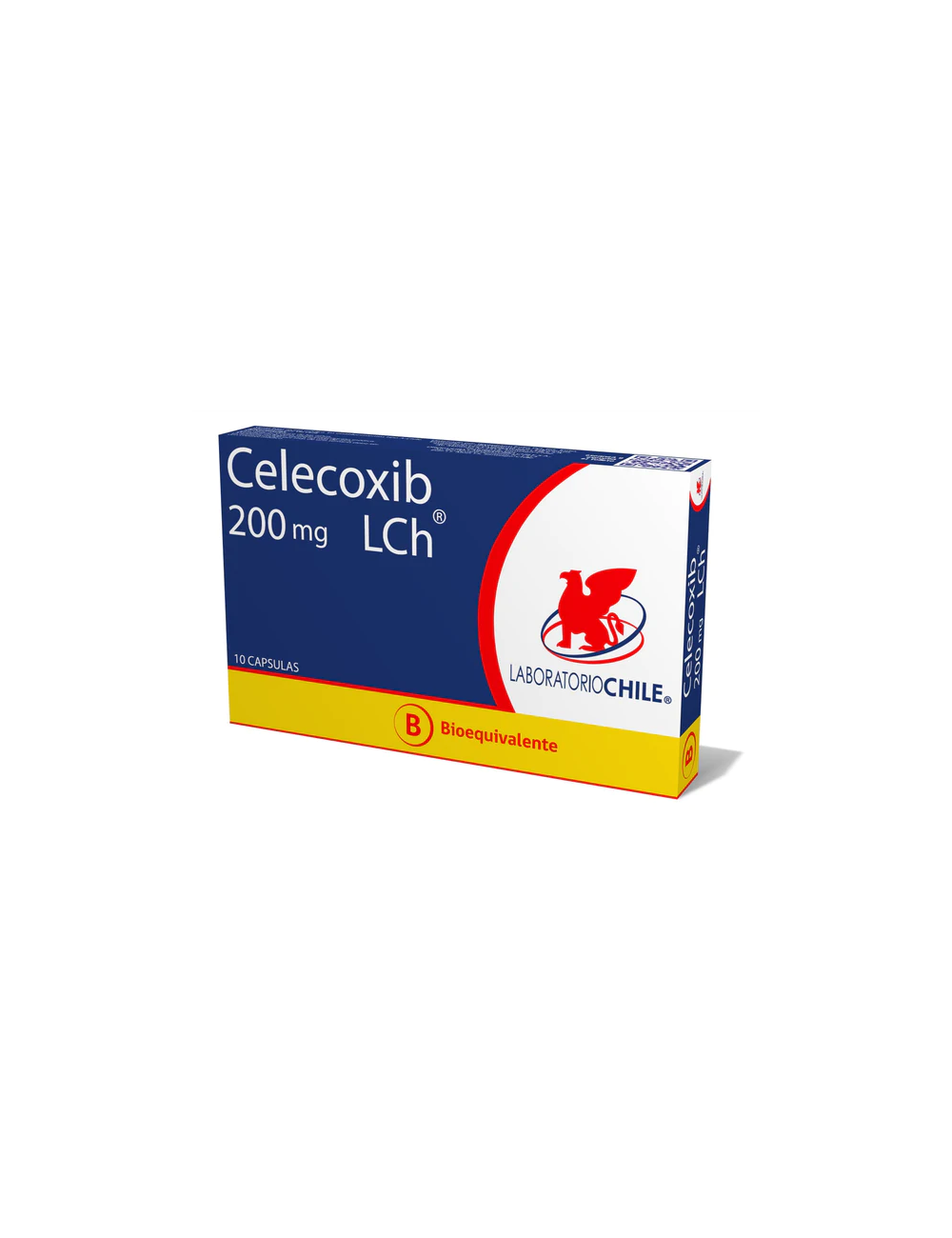 CELECOXIB 200MG 10 CAPSULAS BIOEQUIVALENTE LABORATORIO CHILE