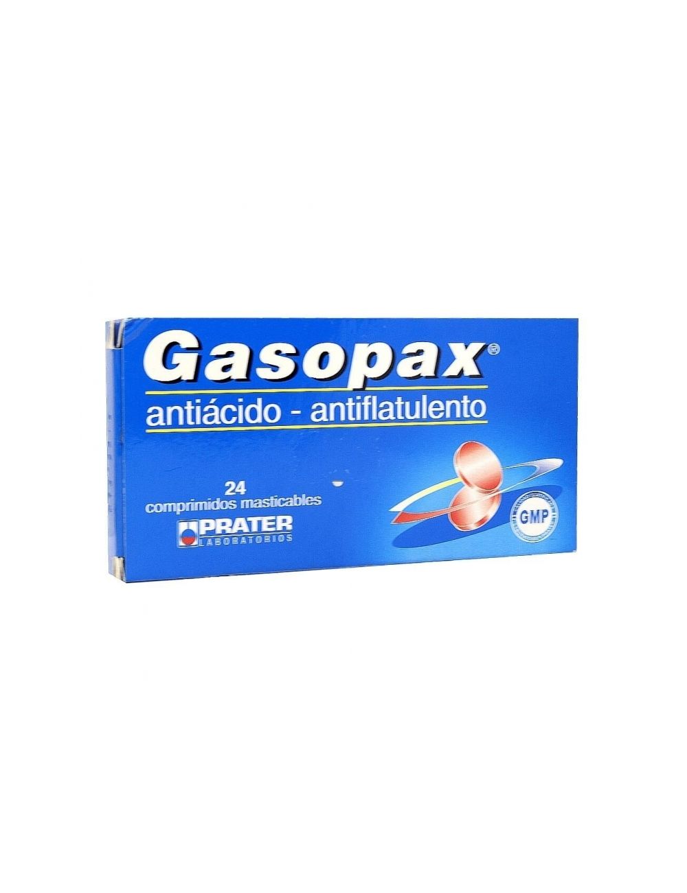 GASOPAX ANTIACIDO-ANTIFLATULENTO 24 COMPRIMIDOS MASTICABLE LAB.PRATER