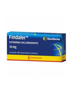 FINDALER CETIRIZINA DICLORHIDRATO 10 MG 30 COMPRIMIDOS RECUBIERTOS ...