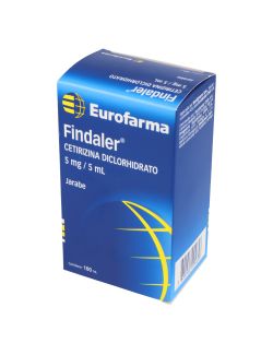 FINDALER CETIRIZINA 5 MG / 5 ML JARABE 100 ML LAB. EUROFARMA