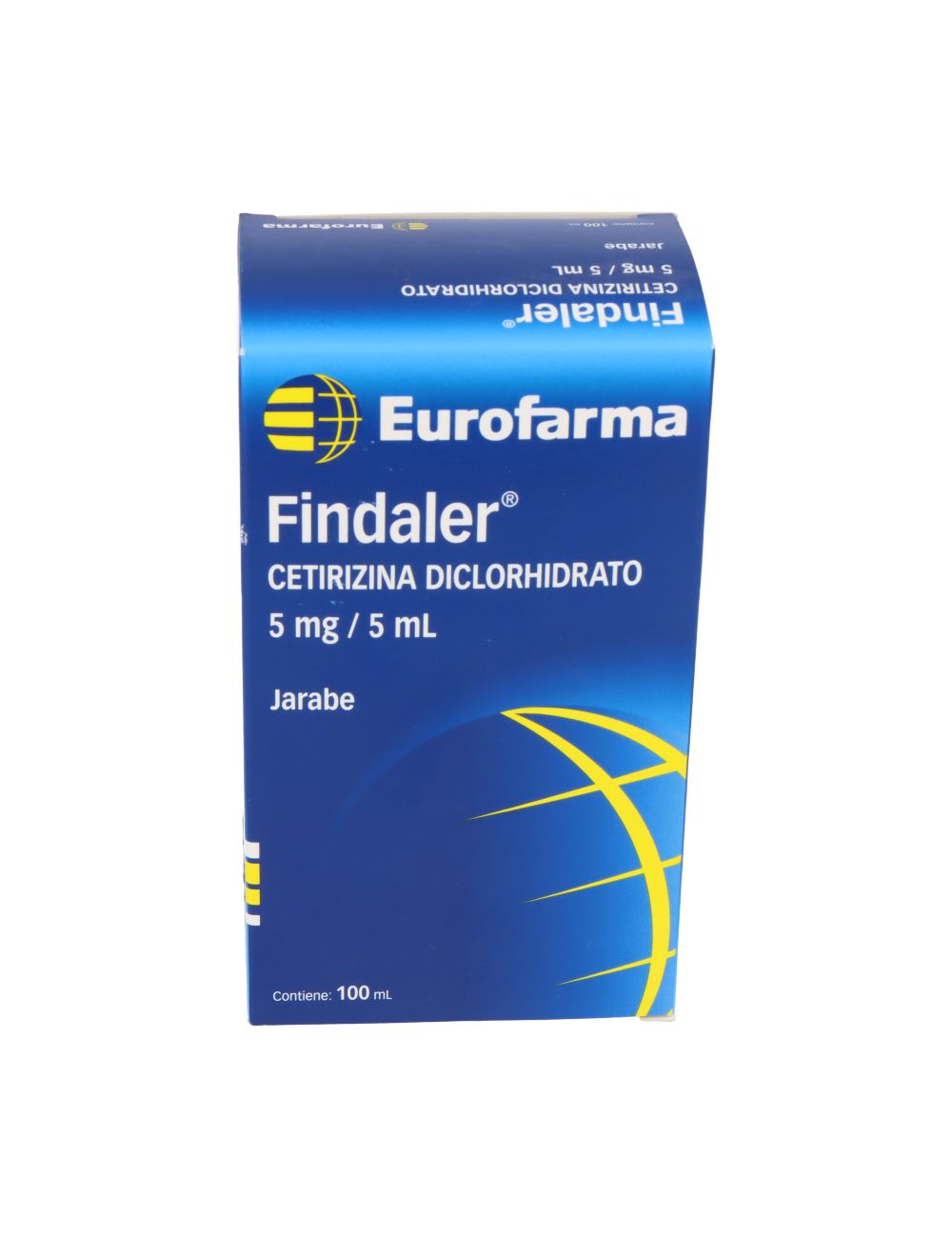 FINDALER CETIRIZINA 5 MG / 5 ML JARABE 100 ML LAB. EUROFARMA