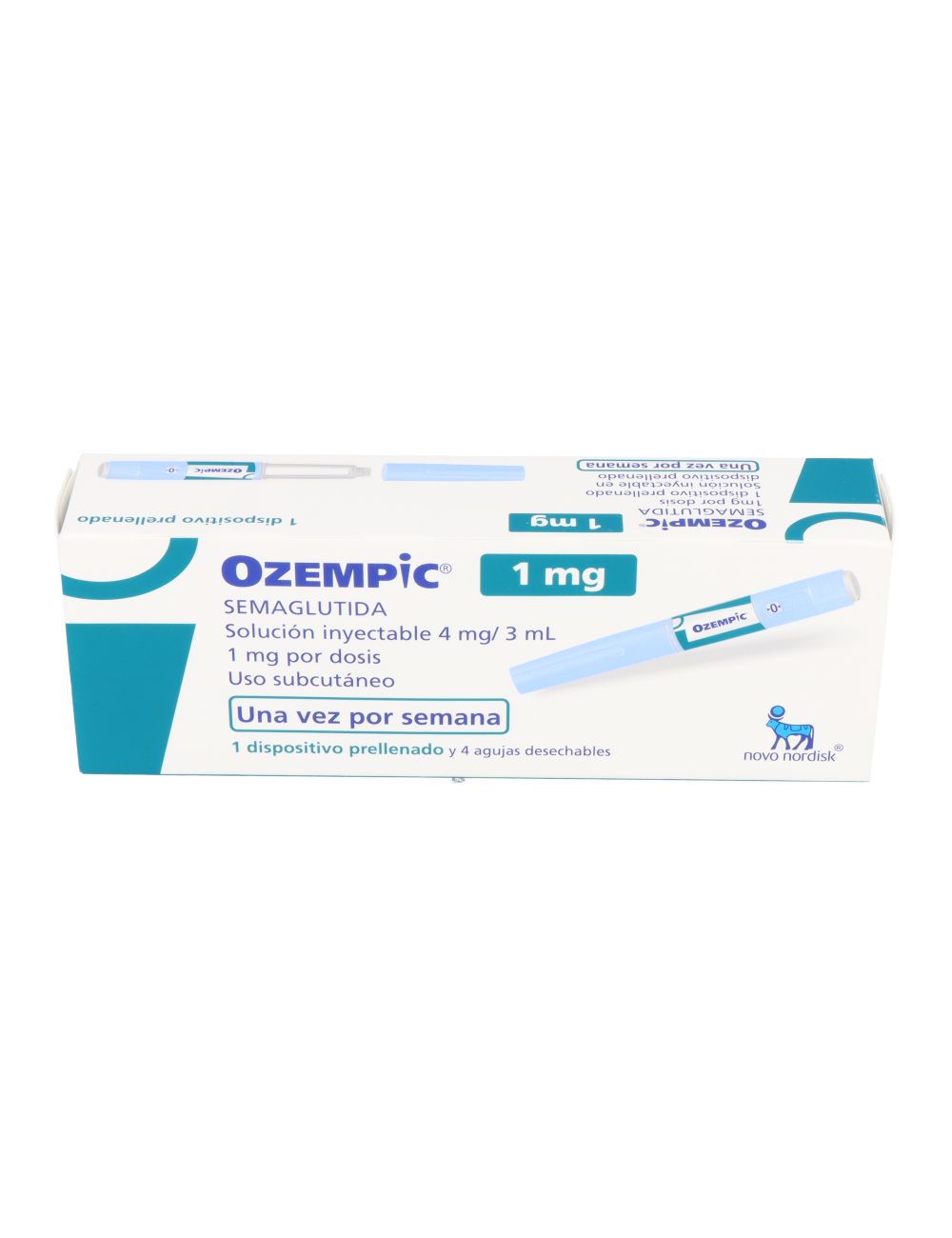 OZEMPIC SEMAGLUTIDA 4 MG/3 ML SOLUCION INYECTABLE 1 DISPOSITIVO PRELLENADO + AGUJAS DESECHABLES ...