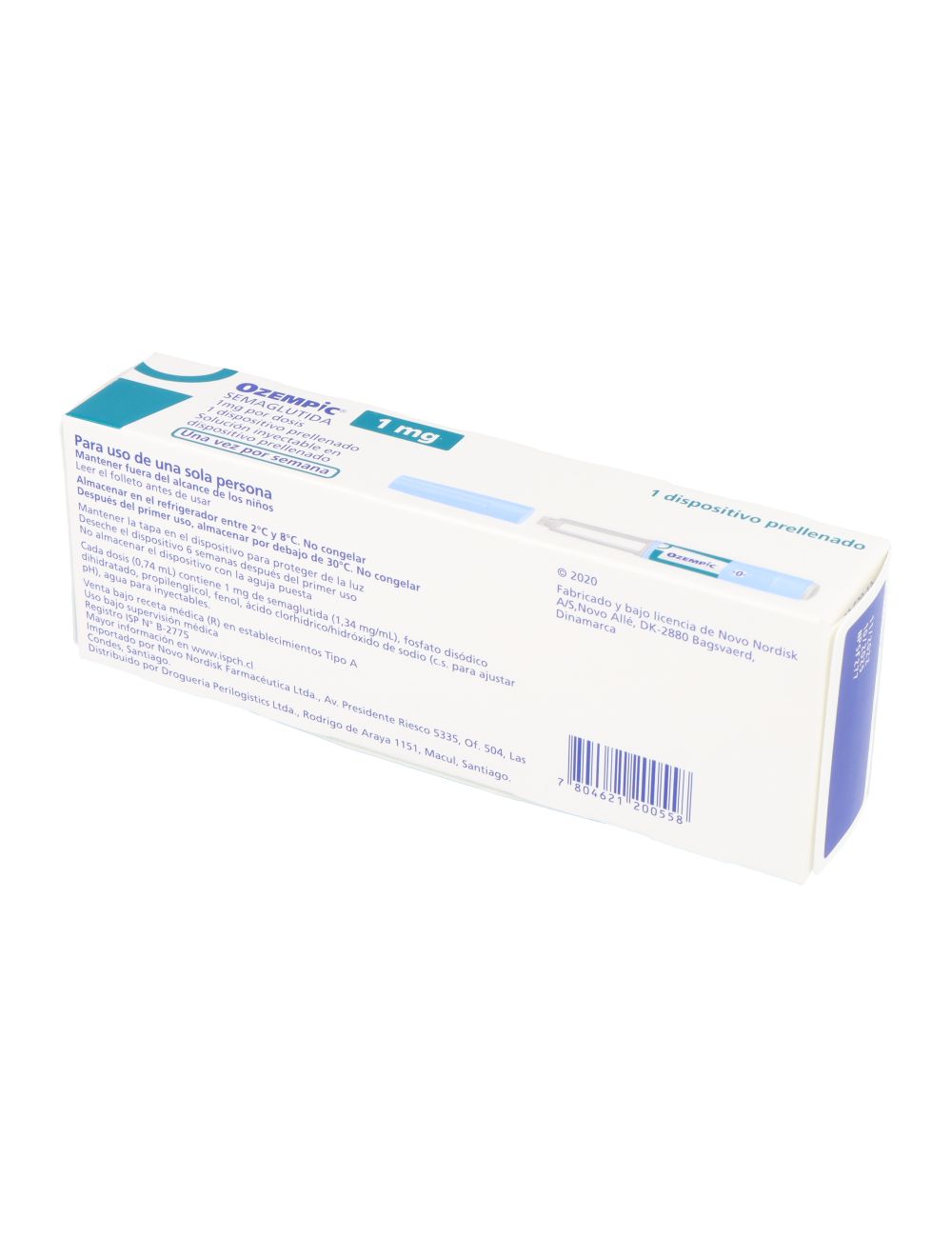 OZEMPIC SEMAGLUTIDA 4 MG/3 ML SOLUCION INYECTABLE 1 DISPOSITIVO PRELLENADO + AGUJAS DESECHABLES ...