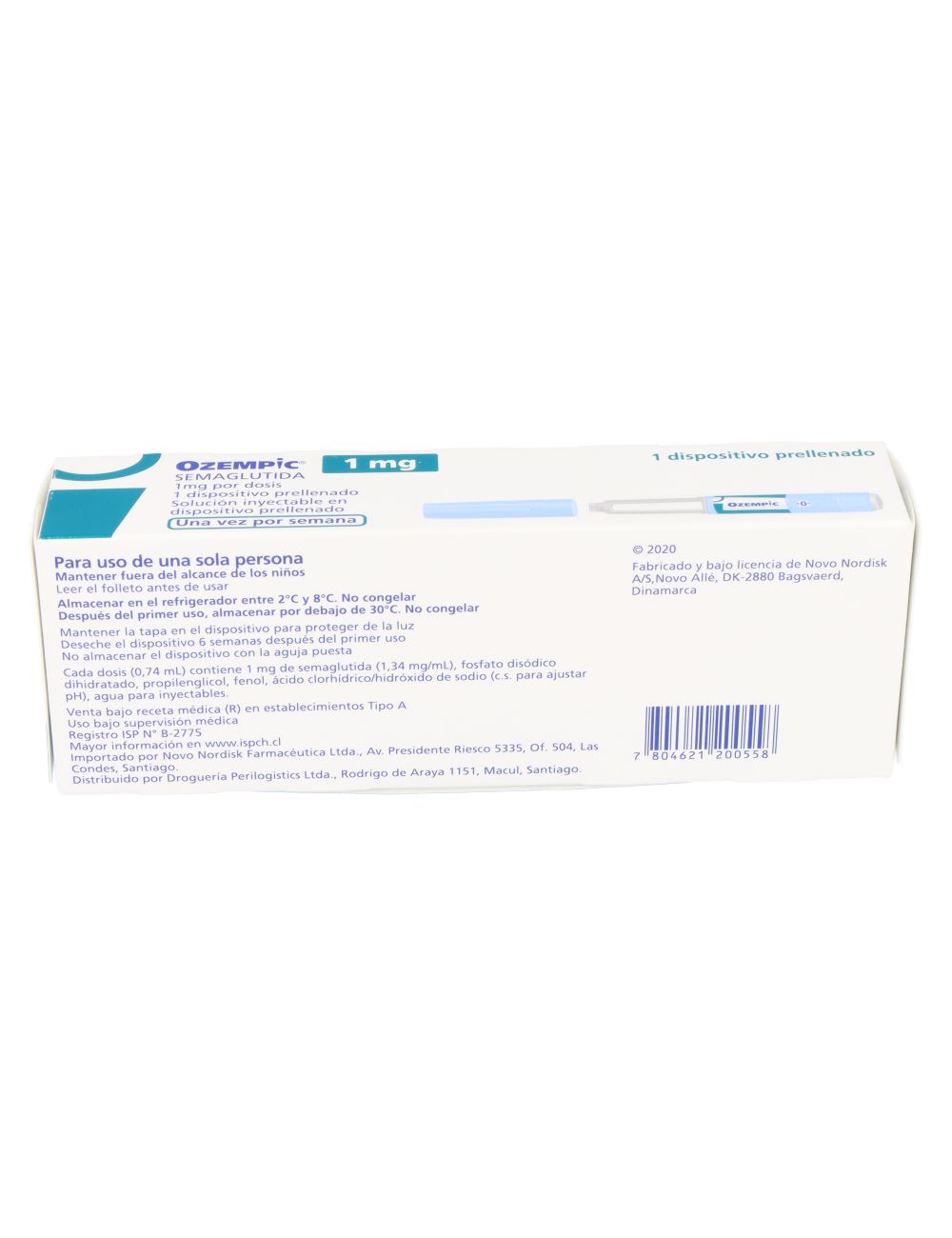 OZEMPIC SEMAGLUTIDA 4 MG/3 ML SOLUCION INYECTABLE 1 DISPOSITIVO PRELLENADO + AGUJAS DESECHABLES ...