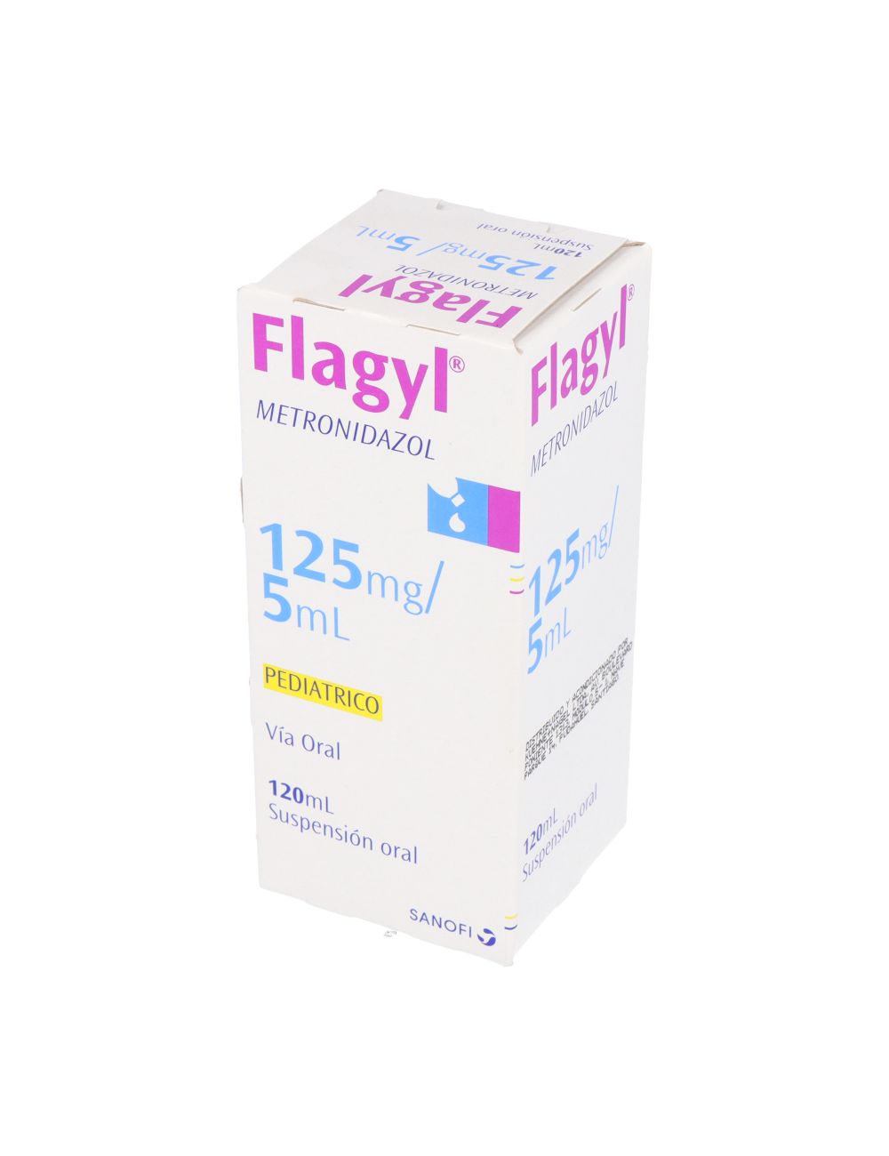 FLAGYL PEDIATRICO SUSPENSION 125MG /5 ML120M LAB. SANOFI - AVENTIS
