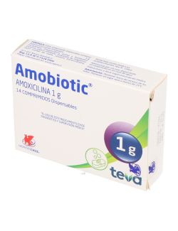 AMOBIOTIC AMOXICILINA 1G 14 COMPRIMIDOS DISPERSABLES LAB.CHILE