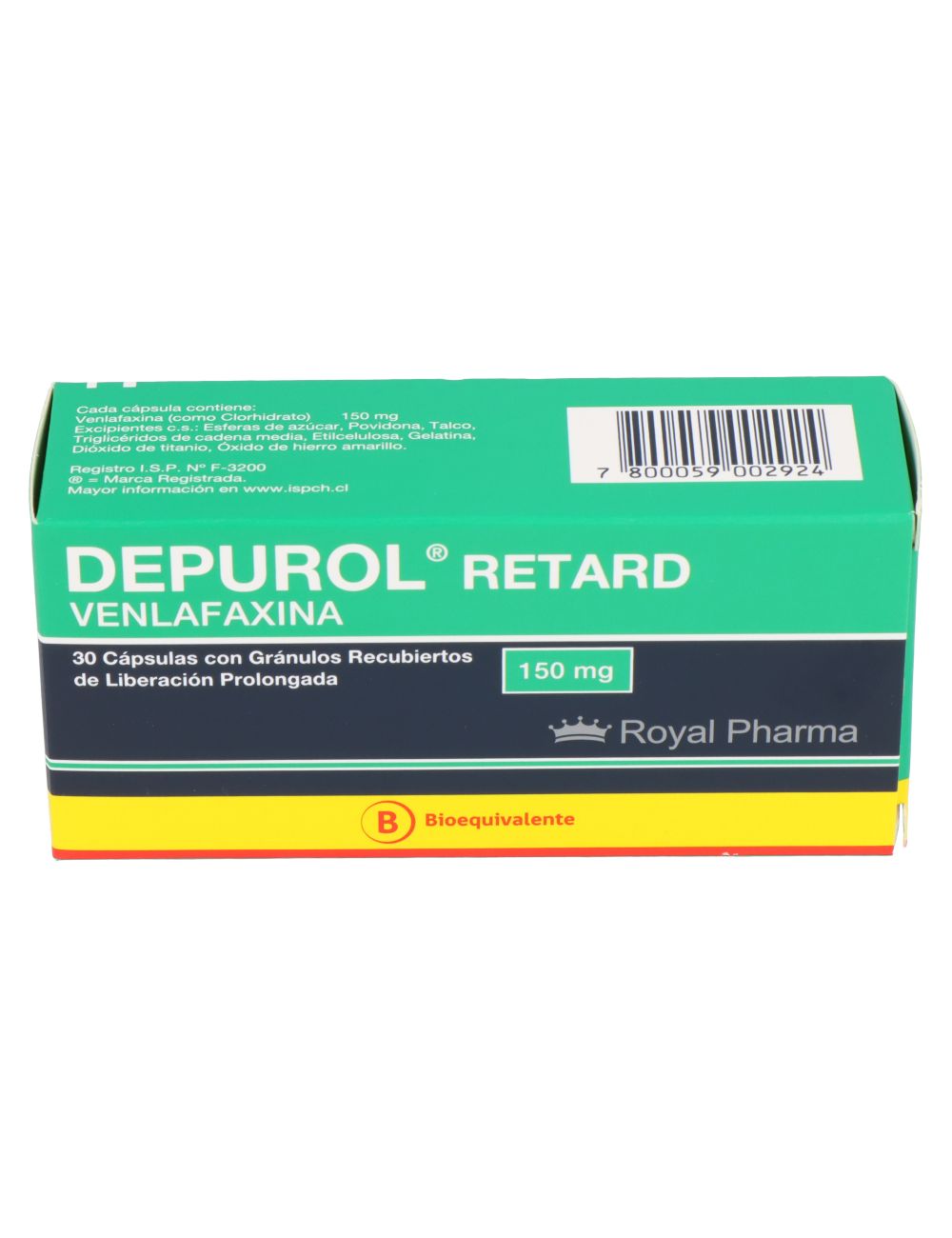 DEPUROL RETARD 150MG 30 CAPSULAS LAB. ROYAL PHARMA
